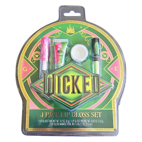 Wicked | Makeup | Wicked 4 Pack Lip Gloss Makeup Set | Poshmark